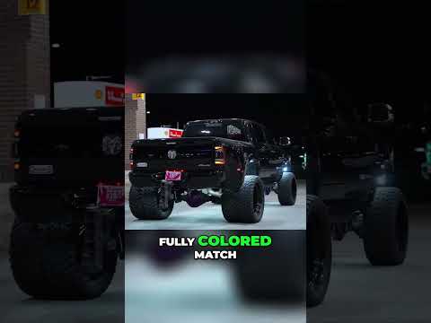 Mega Cab Dually Lifted Truck: Satin Purple Beauty on 26" Wheels!