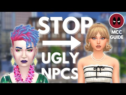 How I Eradicated the Ugly Townie Invasion in The Sims 4 – The Ultimate Fix! | Complete MCC guide