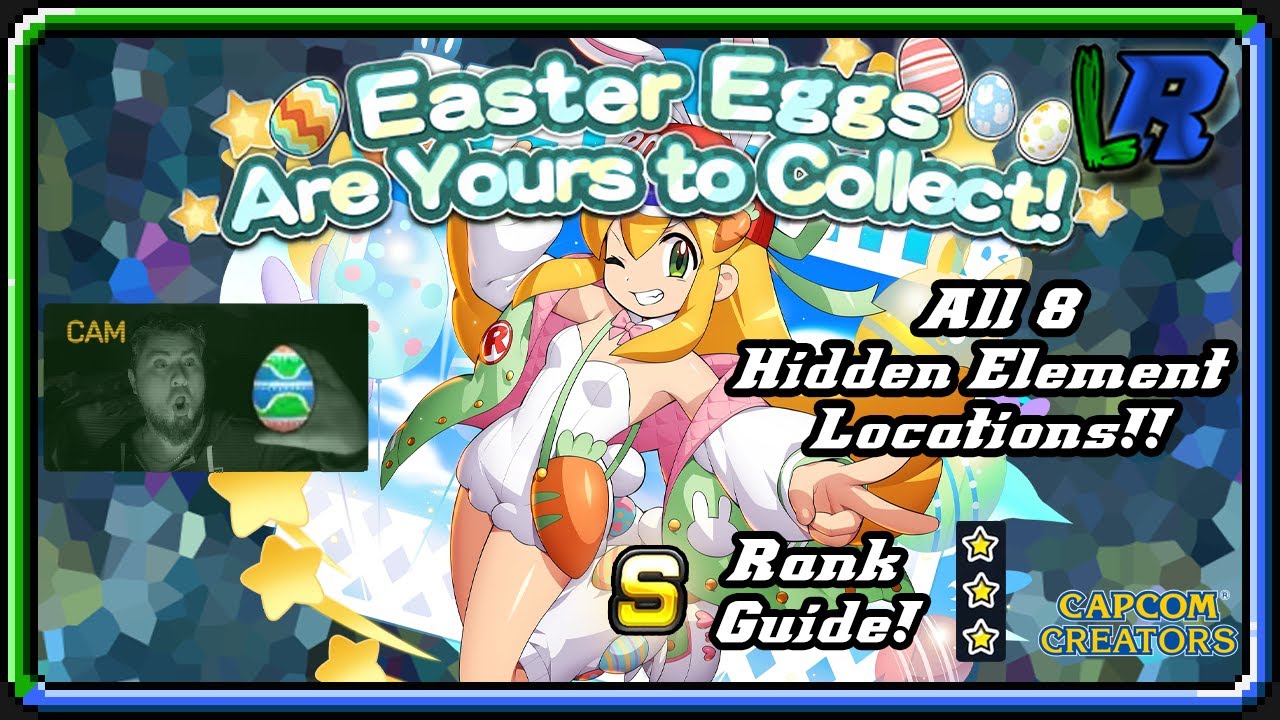 Mega Man X DiVE - Easter Eggs Are Yours to Collect! - All 8 Hidden Element Location - S Rank Guide!