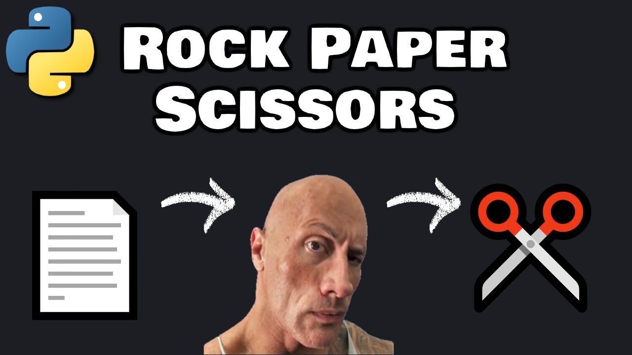 ROCK PAPER SCISSORS game in Python 🗿