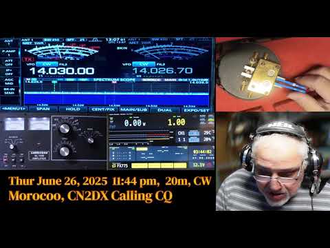 Ham Radio, CN2DX, MOROCOO, 2025 06 27, 0338 UTC, 40M