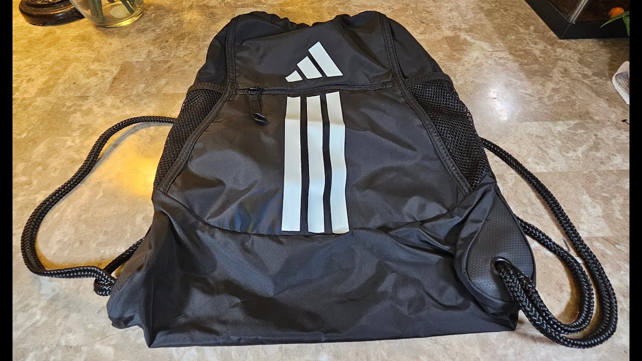 Adidas Alliance Sackpack Drawstring Backpack Unboxing and Review