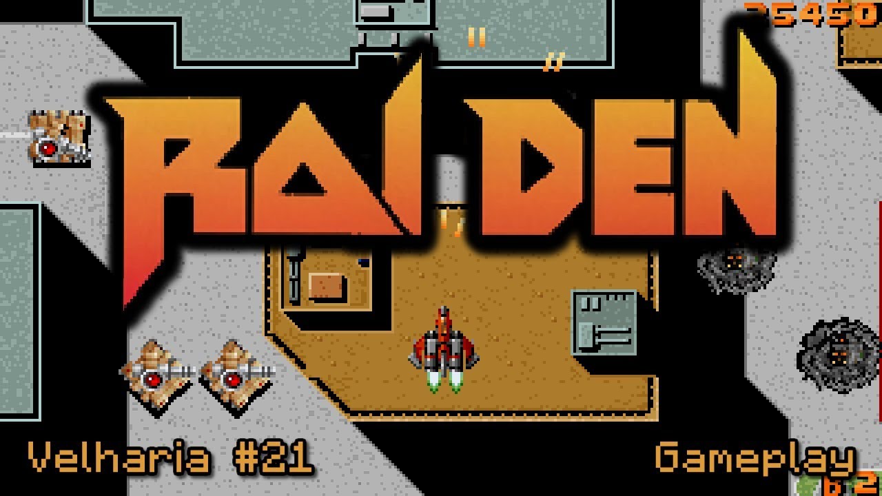 Trapaças e gameplay do Raiden de MS-DOS