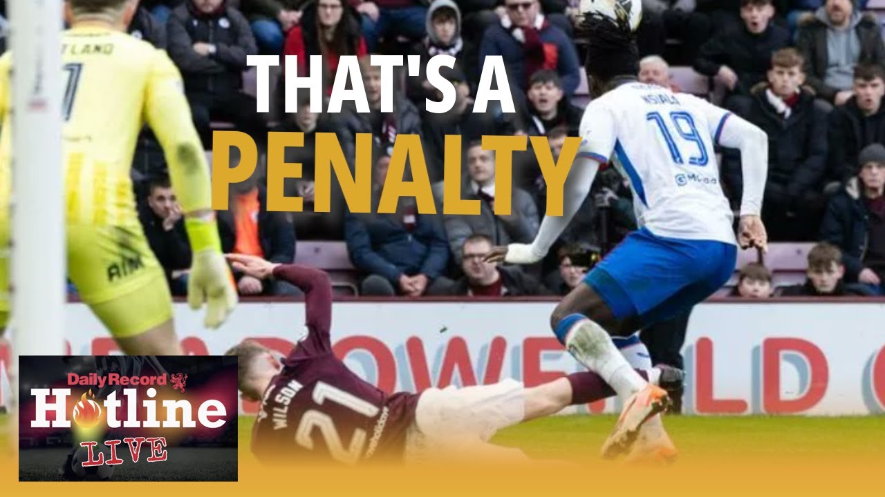 Ref insider tears into Rangers penalty let-off as Hearts rage ...