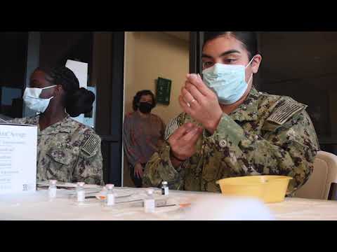 Staff Assigned to Naval Medical Center San Diego Receive COVID19 Vaccine