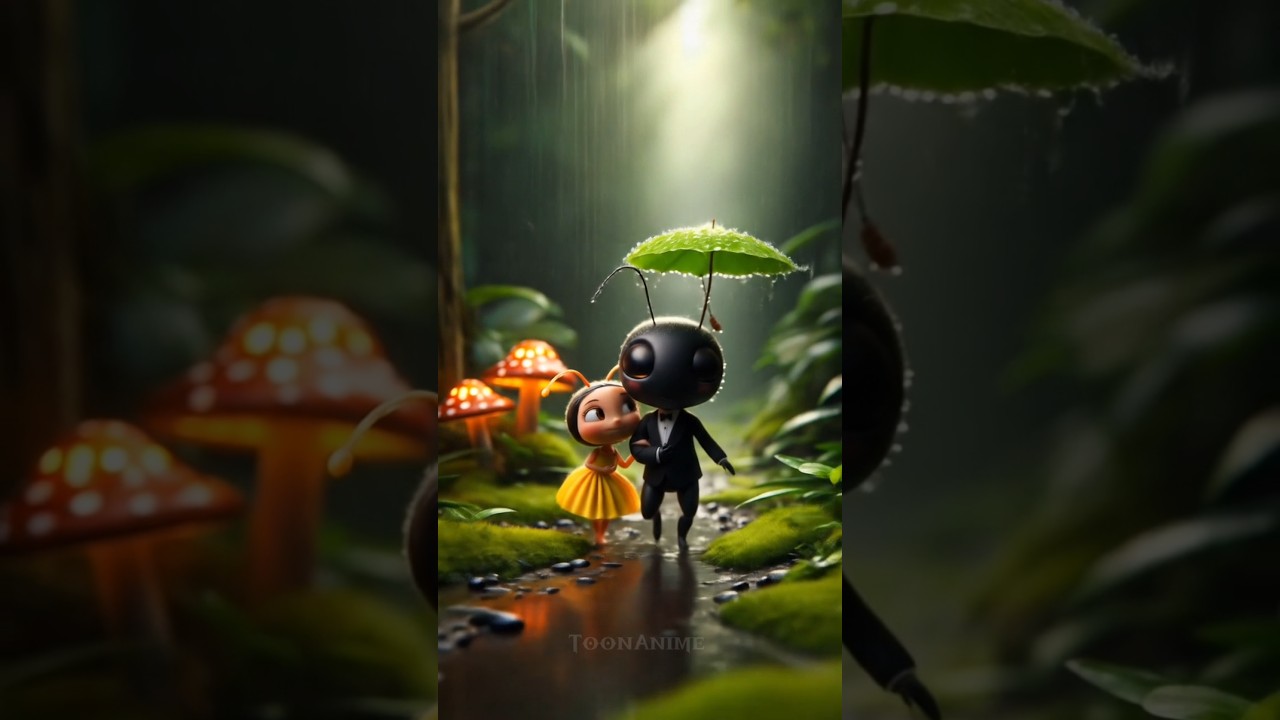 Cute Ant 🐜 Couple #shorts #viral #trending #animation #cartoon #ant #animals