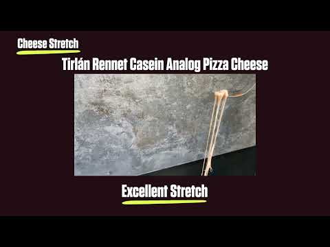 Cheese Stretch- Rennet Casein in Pizza Analogue