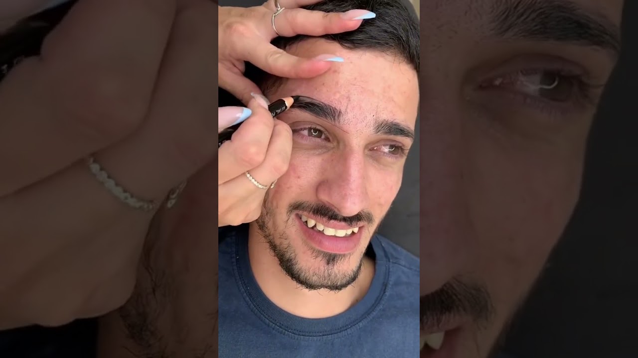 Sobrancelha masculina #sobrancelhas #barbeiro #designeriniciante #homens