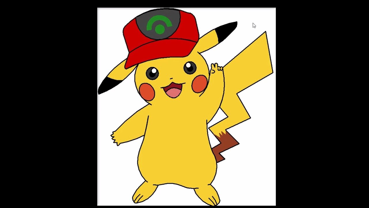 pika pika pikachu By Python Turtle #pikachu #python #programming #pokemon #turtle #gui #shorts