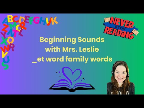 et word family words beginning sounds practice