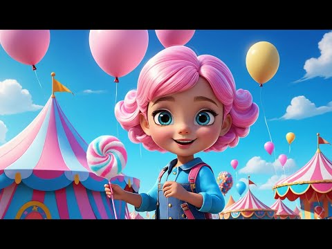 Cotton Candy, Sweet and Light Delight | Popular Nursery Rhyme | Educational Kids Songs