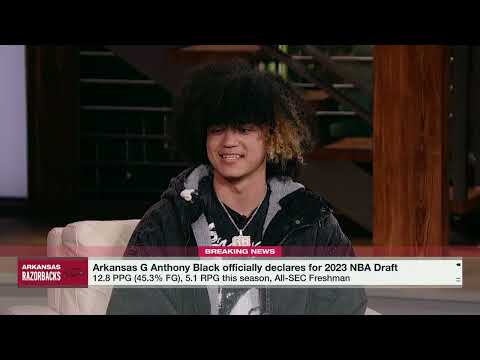 Arkansas’ Anthony Black joins me to declare for the 2023 NBA Draft | NBA Today