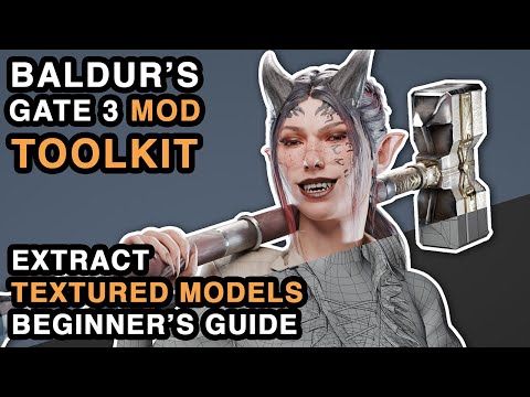 Extract Textured Models in Mod Toolkit | Baldur's Gate 3