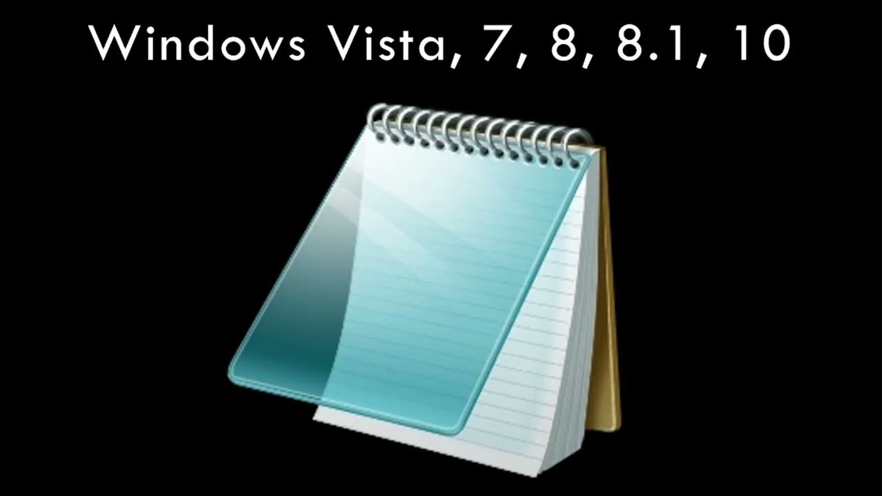 Windows Notepad Icon Evolution