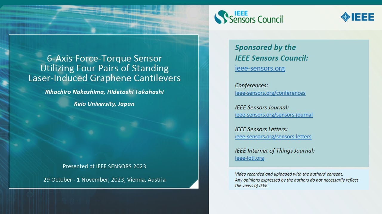6-Axis Force-Torque Sensor Utilizing Four Pairs of Standing Laser-Induced Graphene Cantilevers