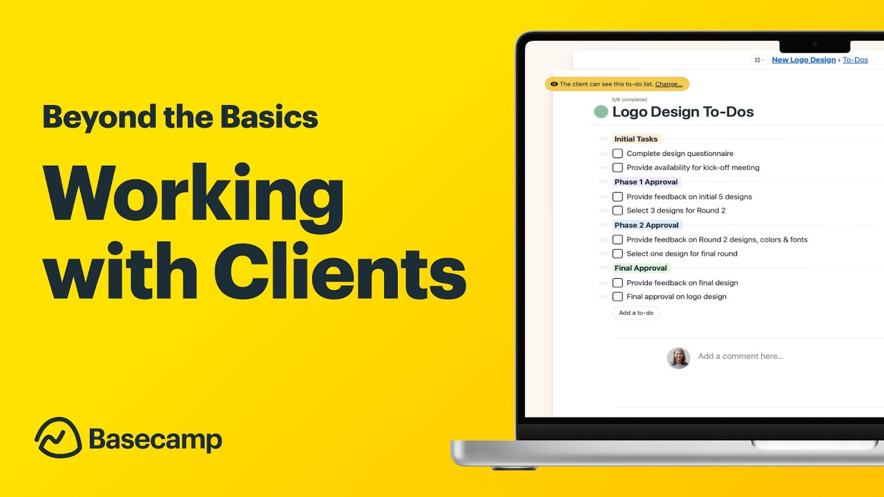 Working with Clients in Basecamp