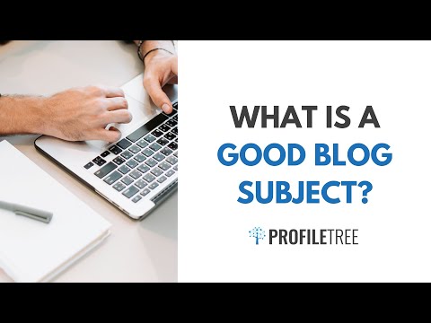 What Is a Good Blog Subject? Blogging for Beginners