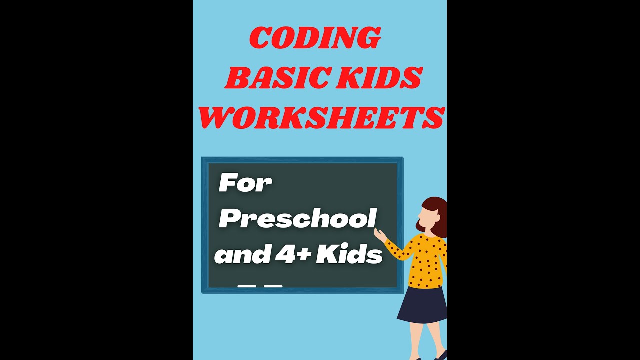 Coding basic worksheet for kids in simple way. #codingworksheetsforkids #codingforkids #simplecoding