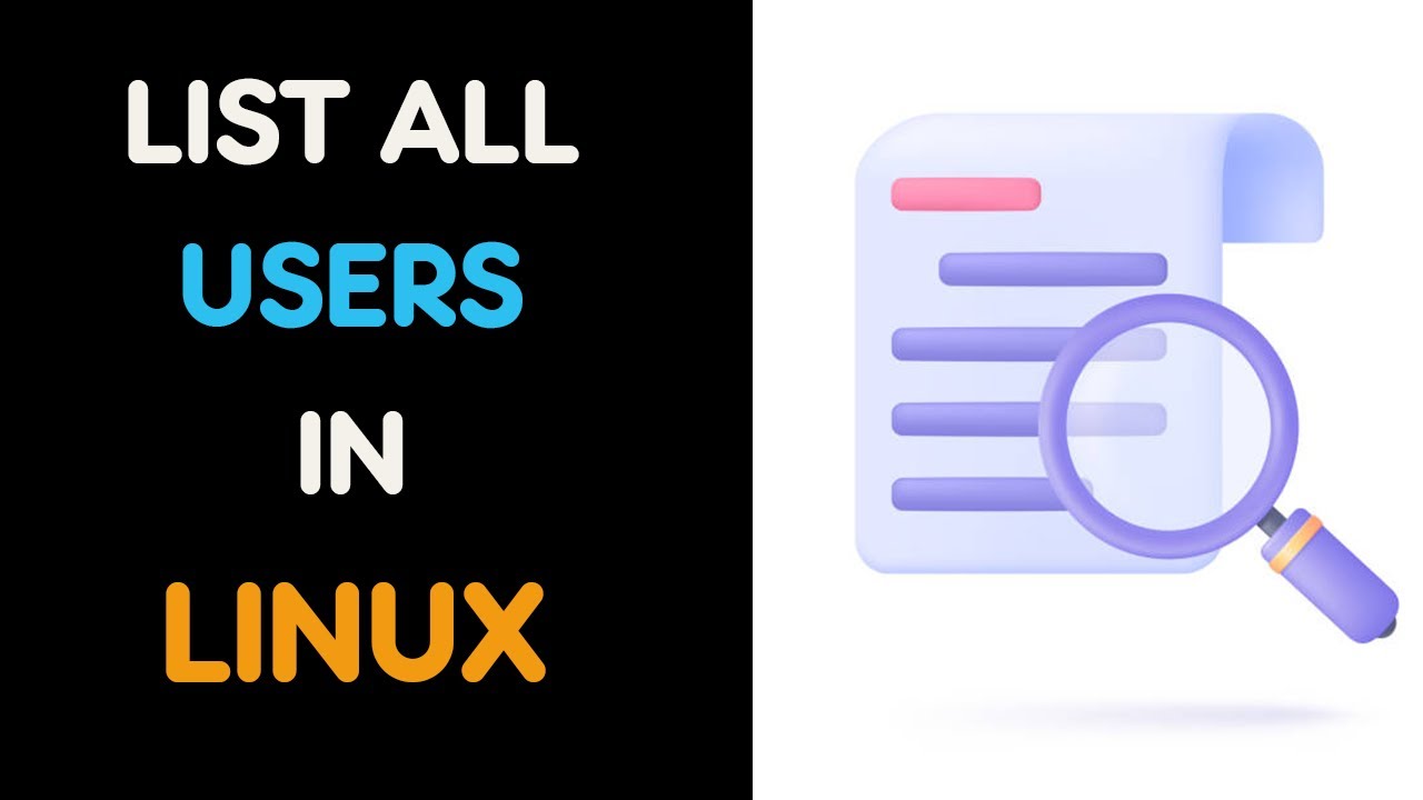 List all users in Linux