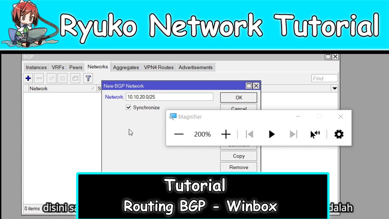 TUTORIAL Routing BGP - Winbox