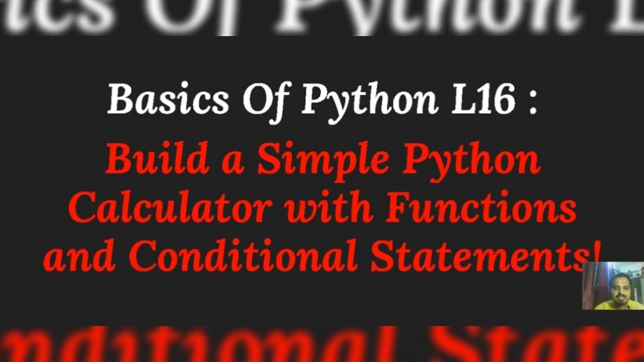 Simple Calculator using Python