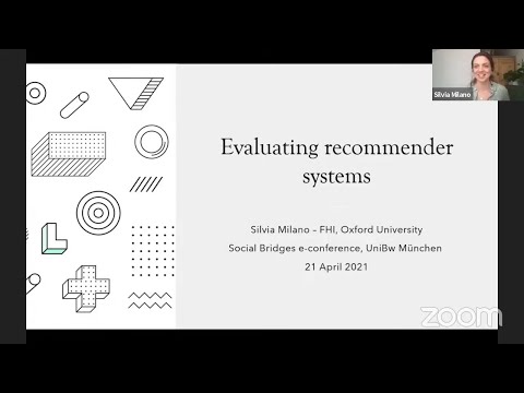 Evaluating Recommender Systems: from AI Personal Assistants to Social Planners - Dr. Silvia Milano