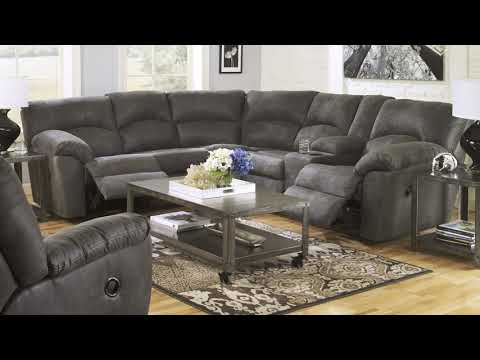 Tambo Pewter Reclining Sectional from Signature Design by Ashley