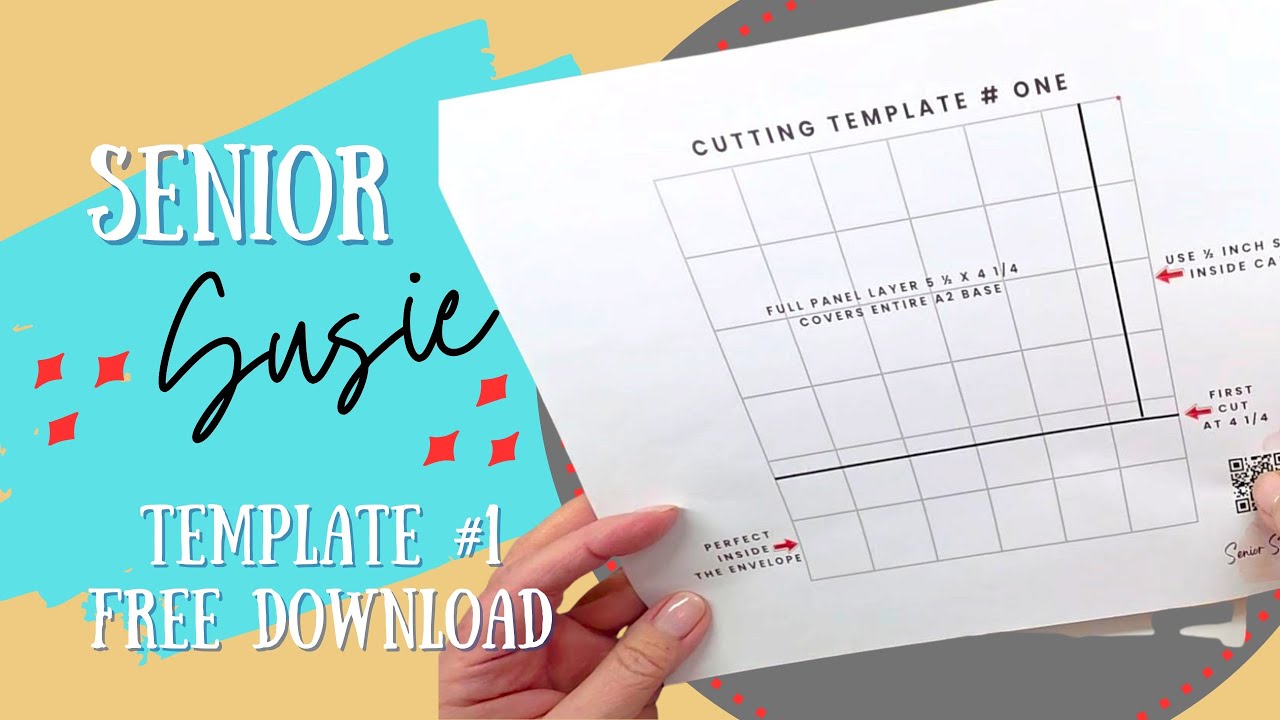 6x6 Cutting Template One - Free Printable