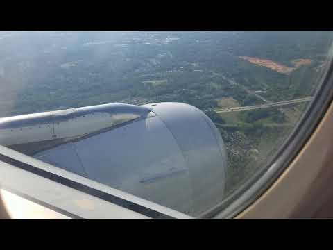 American Airlines Airbus A319 Landing Charlotte CTL