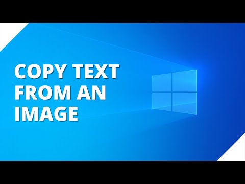 How to copy text from an image in Windows 10 (no extra software)