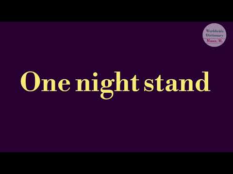 one night stand meaning l meaning of one night stand l one night stand ka Hindi mein kya matlab hai