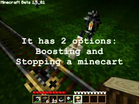 Minecraft - Powered and Detector Rails.