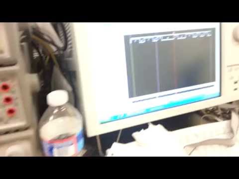 ascii "hello world" continous frame capture using a logic analyzer