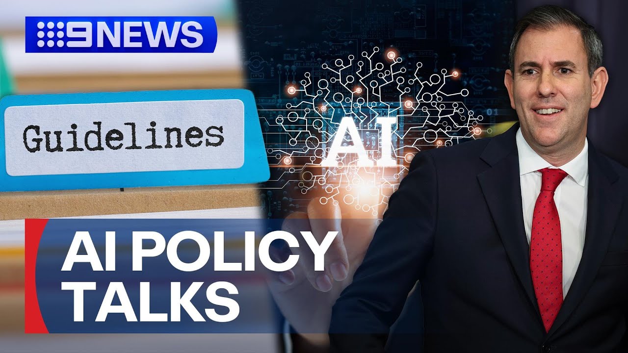 Government discusses AI policy | 9 News Australia