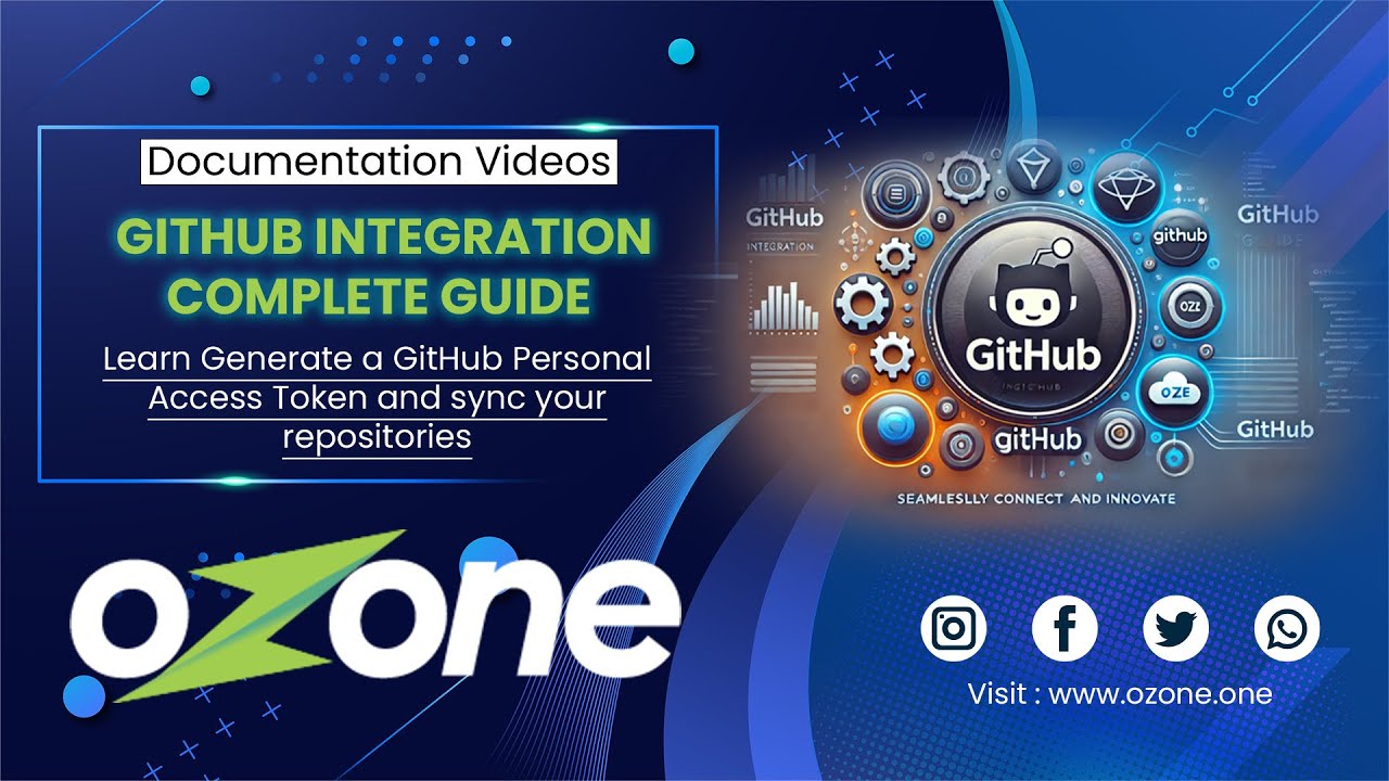 GitHub Personal Access Token: Setup and Integration Made Easy! | Ozone Documentation videos