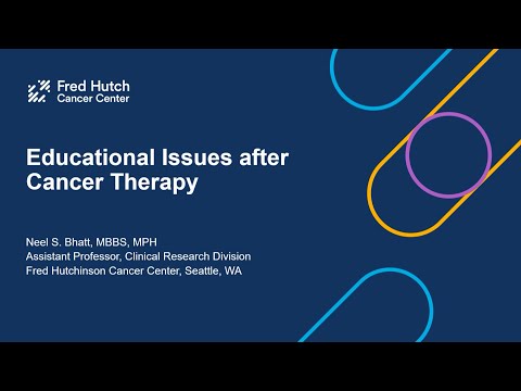 2023 Moving Beyond Cancer to Wellness - Pediatric - Educational Issues
