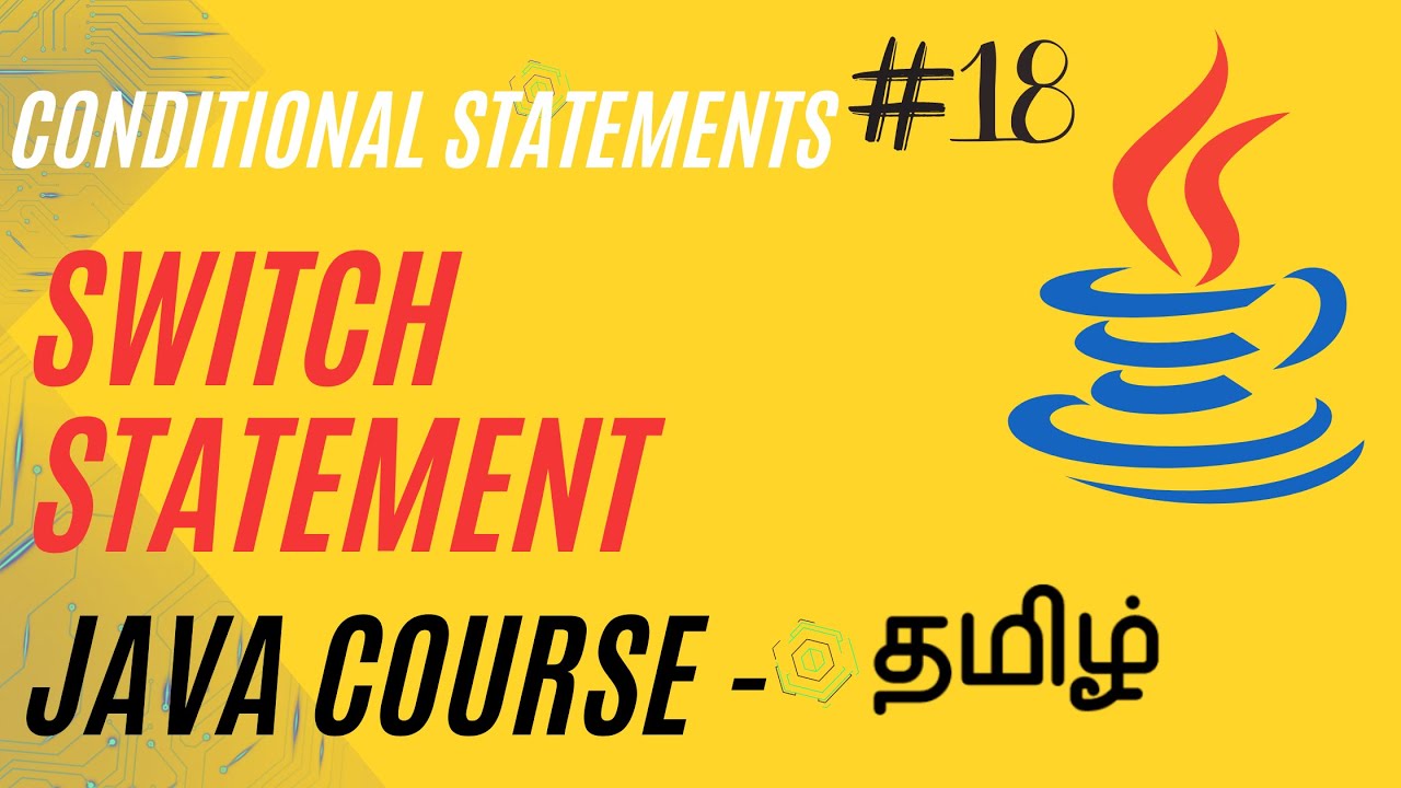 Java Switch Statement | Java Course in Tamil | Ganesh Teaching Studio