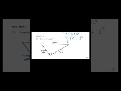 Finding the Missing side Using Pythagoras Theorem