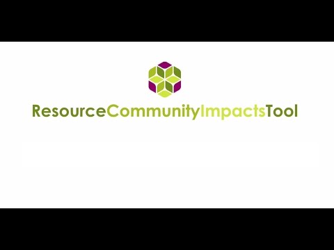 Resource Community Impacts Tool - Introduction