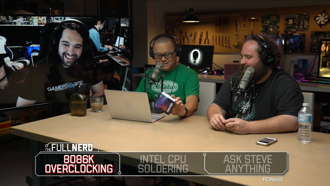 Steve from Gamers Nexus talks 8086k overclocking and Intel CPU soldering | The Full Nerd Ep. 59