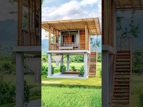 house on stilts for a small family#shorts #short #house