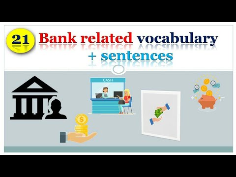 Bank related vocabulary || english to marathi || English words || Daily use English sentences ||