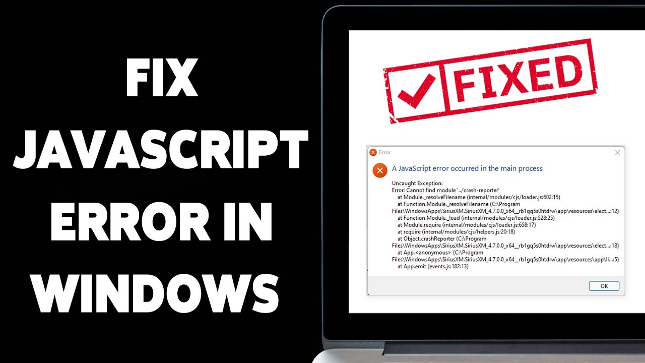 How To Fix JavaScript Error In Windows 11 2025 | Resolve JavaScript Issues