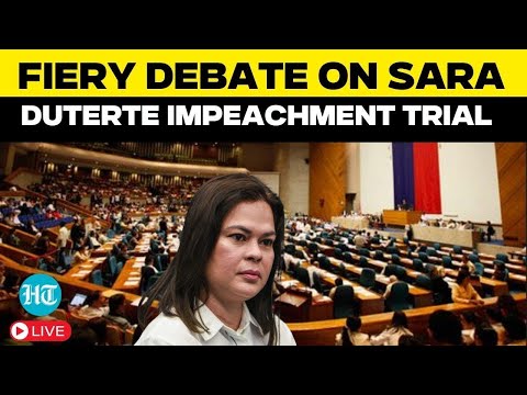 Sara Duterte Impeachment Trial Live | Senators Debate Duterte Impeachment Case | Philippines
