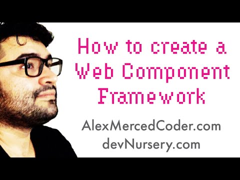 AM Coder - How to create your own custom web component framework