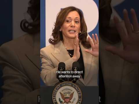 Kamala Harris Says Donald Trump Is Trying to 'Distract People'