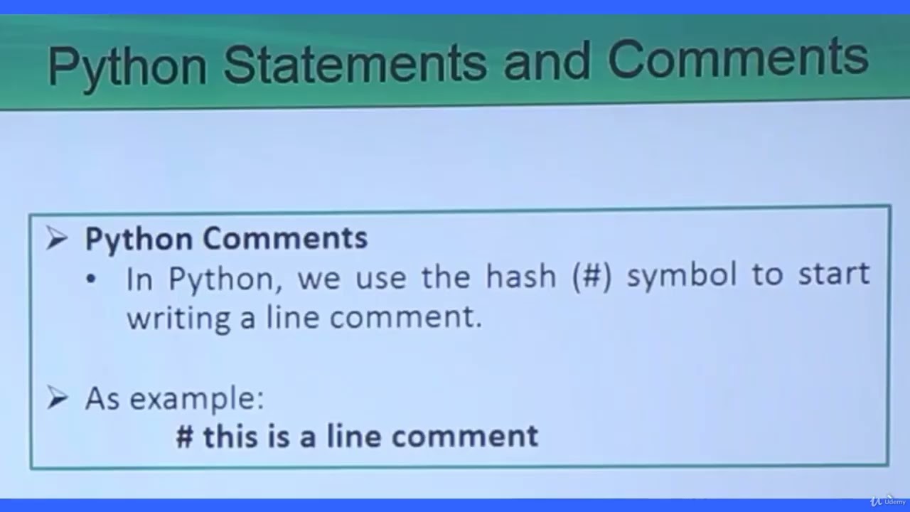 032 Tutorial 32  Python Statements And Comments