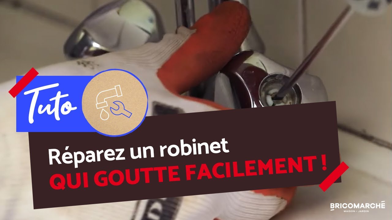 Comment réparer un robinet qui fuit ? I Bricomarché