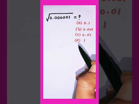 square root of decimals #shorts #maths #squareroot #decimals #mathstricks #simplifysquareroot