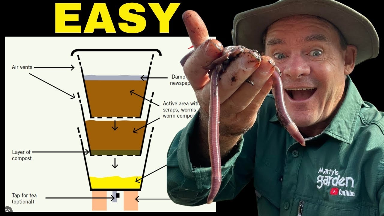 EINFACHE ANFÄNGER: Produktive Wurmfarm „SCHRITT FÜR SCHRITT“!
